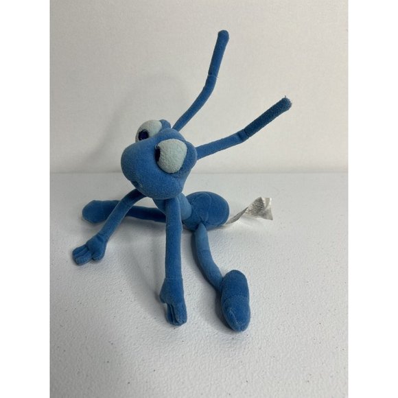 Pixar | Toys | Vtg Disney Pixar A Bugs Life Flik Plush Ant Blue | Poshmark